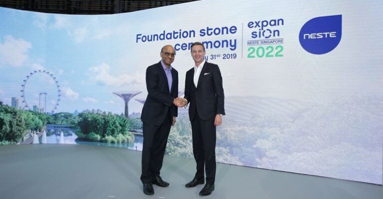 Neste hosts foundation stone ceremony for Singapore biorefinery ...