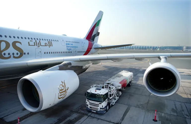 Emirates First A380 Flight